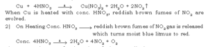 Nitric Acid ICSE Class 10 Chemistry Important Questions