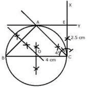 Selina ICSE Class 10 Maths Solutions Chapter 19 Constructions Circles